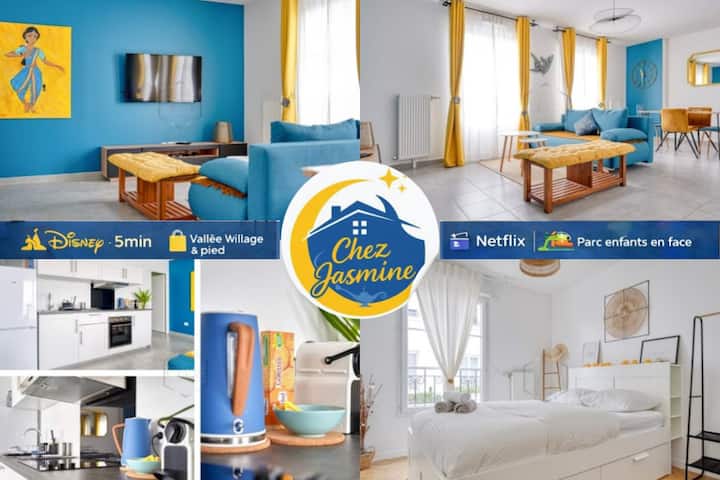 Jasmine Home - Disney / Vallée Village à Pied - T3 - Serris