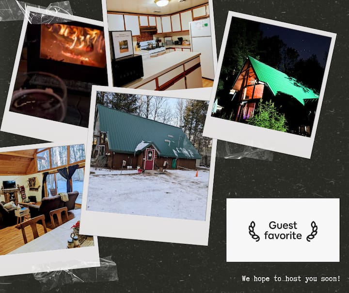 Adventure A-frame Near Skiing & Snowmobile Trails - Wisconsin