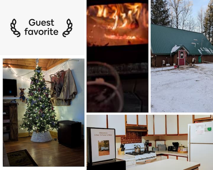 A-frame Style Cabin Near Many Winter Activities - Wisconsin