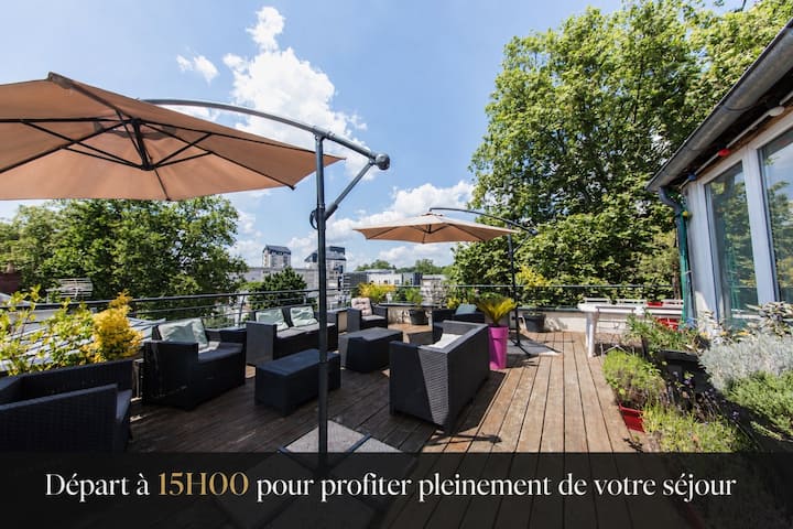 Maison D'exception, 240m2, 6 Chambres, Rooftop - Touraine