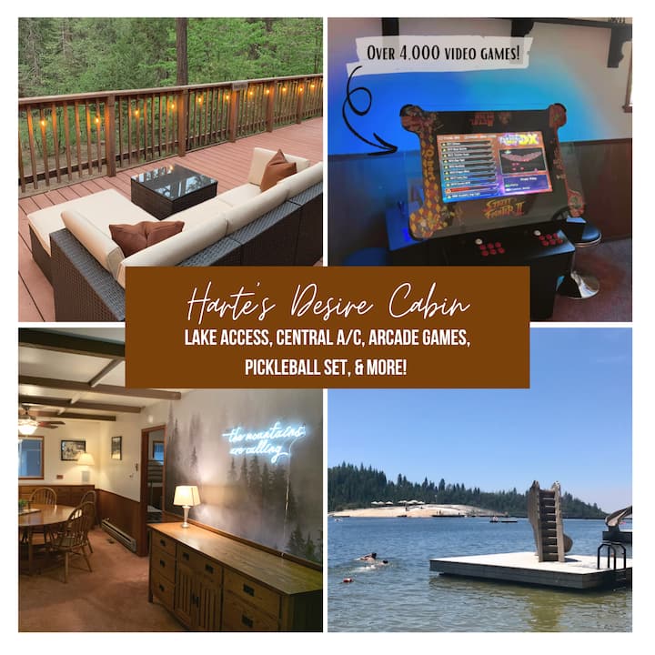 Lake Access, Central A/c, Arcade Games + More! - Sonora, CA