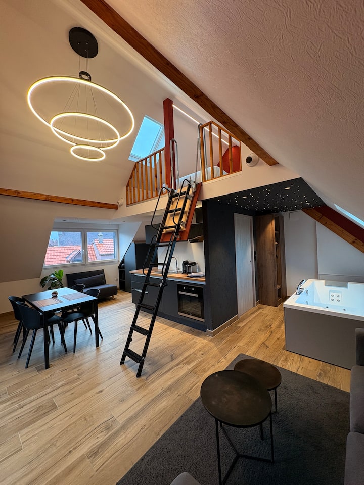 Atelier D'emile - Jacuzzi ® Privatif - Mezzanine - Haut-Rhin