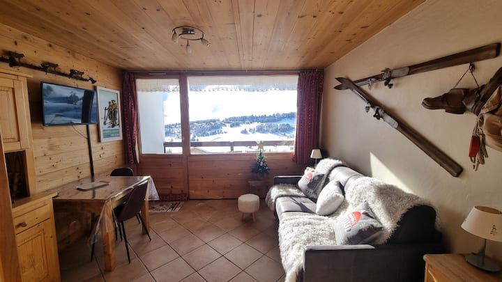 Les Saisies Centre - Studio Cosy - Vue Panoramique - Hauteluce - Les Saisies