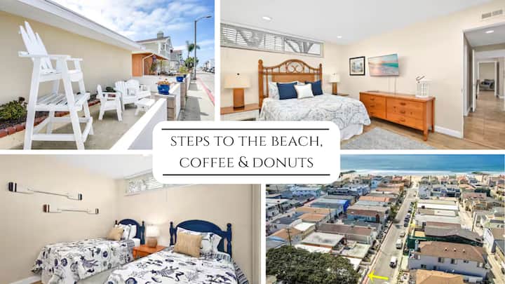 46th St - 5 Bedroom 4 Bath Duplex W/ Parking - Newport Beach, CA