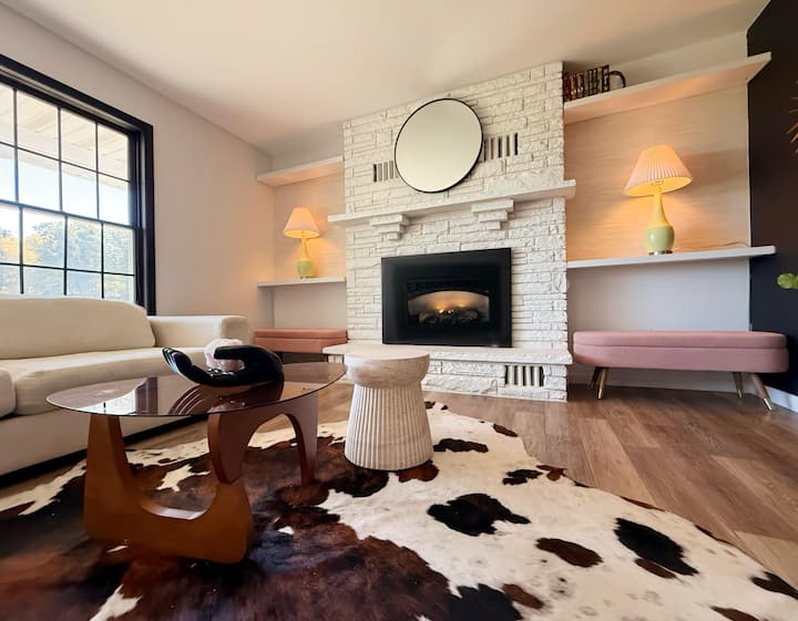 Modern House With Hot-tub And Fireplace - Narrowsburg, NY