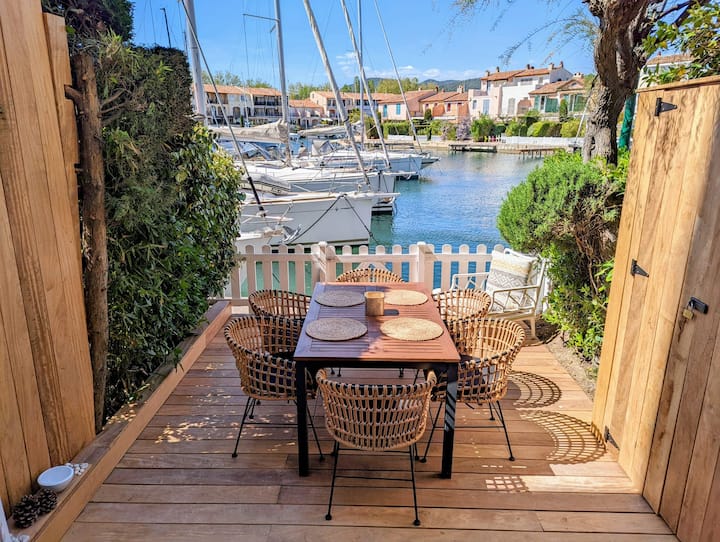 Appartement Avec Terrasse, Vue Sur La Marina - Grimaud