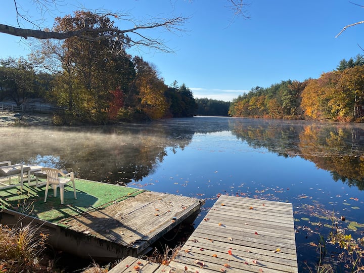 Rustic Cabin By The Pond / Kayak , Canoe, Fire Pit - Bigelow Hollow State Park, Union