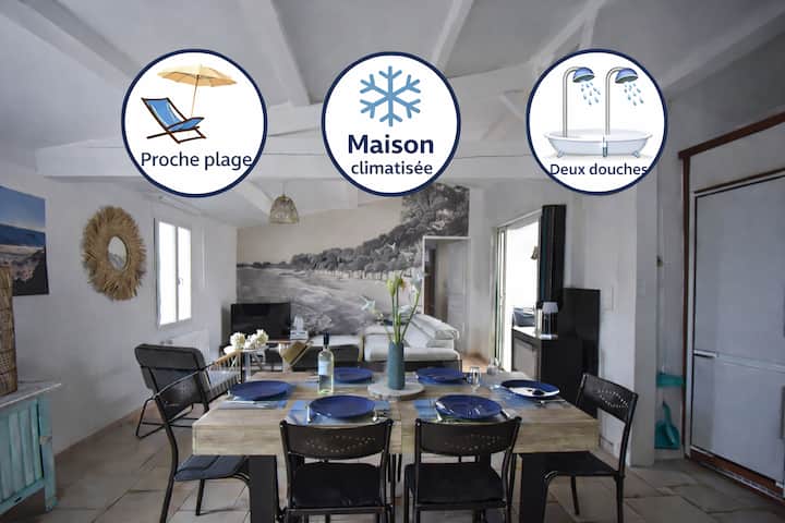 Escapade à Noirmoutier 
Plage à Pied &
Clim - Noirmoutier-en-l'Île