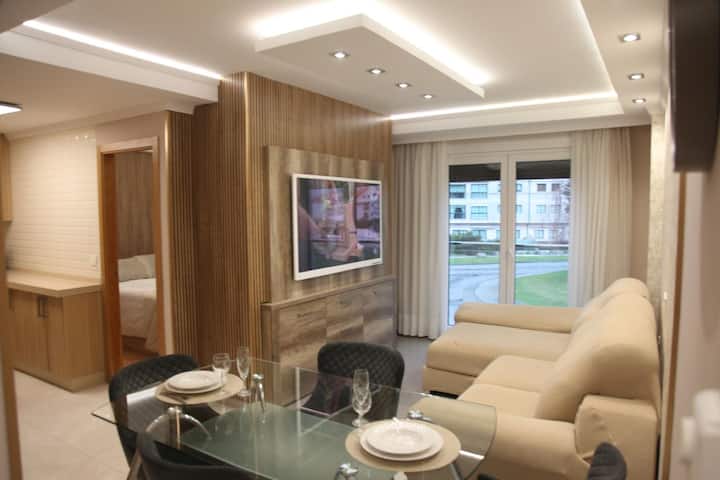 Elegante Apart. Dos Habitaciones A 3min. Playa - Baiona