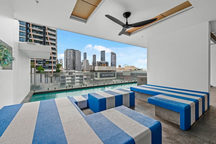 1br W/ Pool, Spa & Parking~ Walk To Sth Bank & Cbd - Brisbane