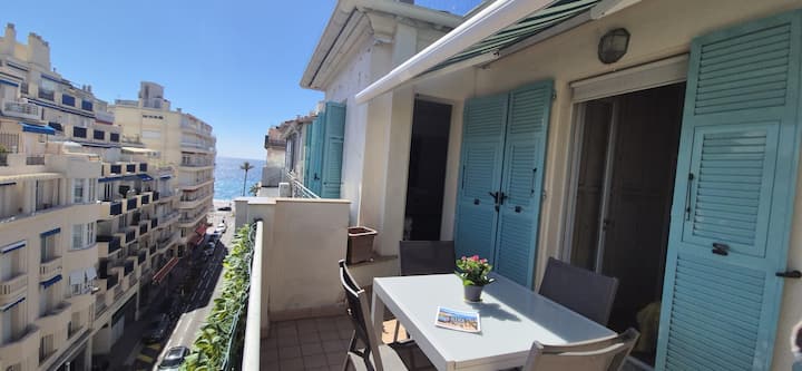 Nouveau ! Dernier éTage - Terrasse - Carré D'or - ニース