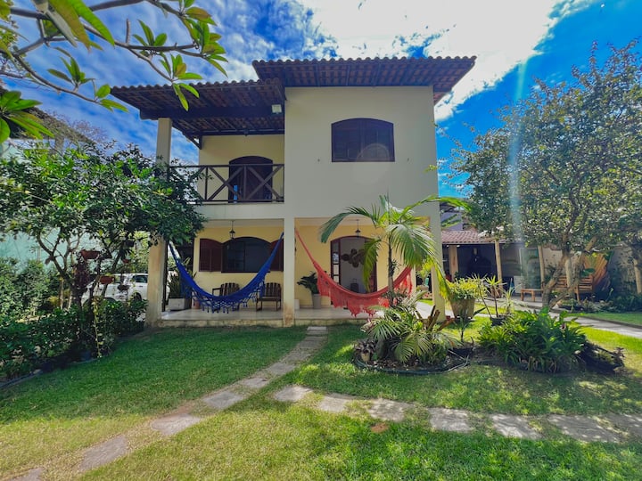 Casa Mar: 5 Quartos/3 Banheiros/400m Da Praia - Serra