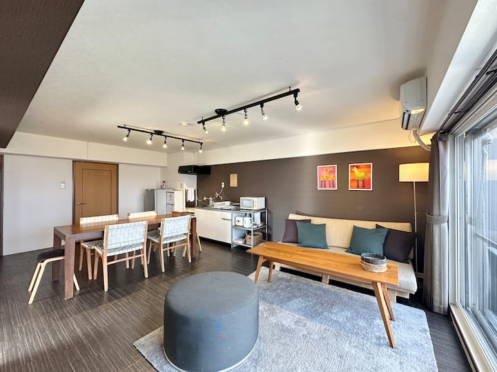 2pa11.《3名まで同一料金》豊平川目の前のリバービュー！最上階ワンフロア！空港から直接アクセス - Sapporo