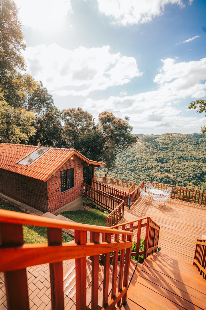 Chalé Com Hidromassagem E Vista Para O Vale - Nova Petrópolis