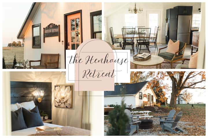 The Henhouse Retreat- Hot Tub, Fire Pit - Iowa