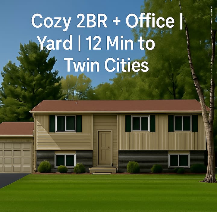 Cozy 2br +Office |Yard| 12 Min To Twin Cities - White Bear Lake, MN