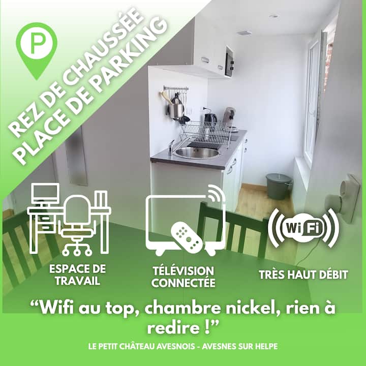Le Petit Château Avesnois - Studio Rez-de-chaussée - Avesnes-sur-Helpe