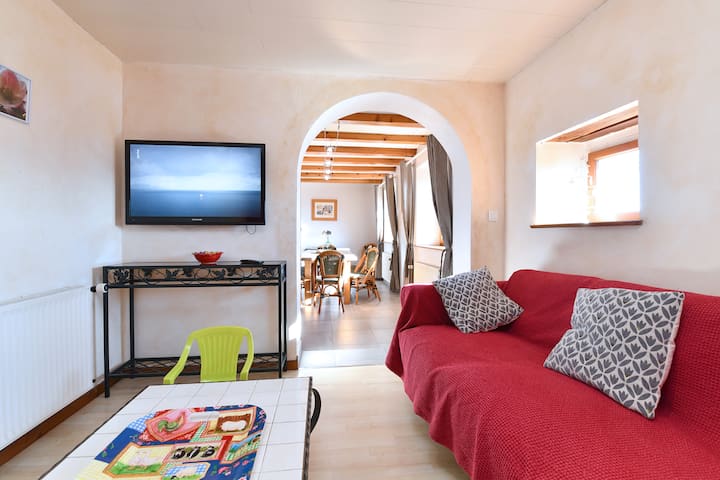 Gîte à La Ferme-9 Personnes - Lapoutroie