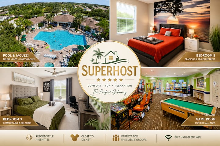 Modern Condo +Pool & Free Amenities+ Near Disney - Floryda
