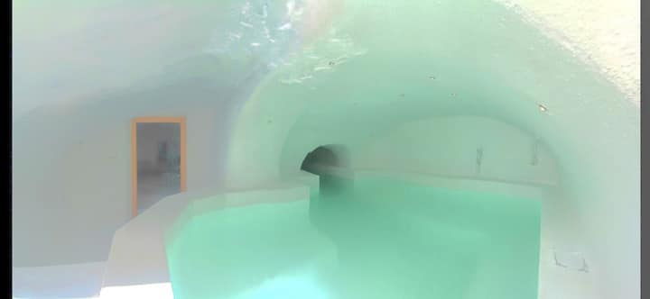 Love Leopard  Cave  Private Indoor Outdoor Pool - Santorini