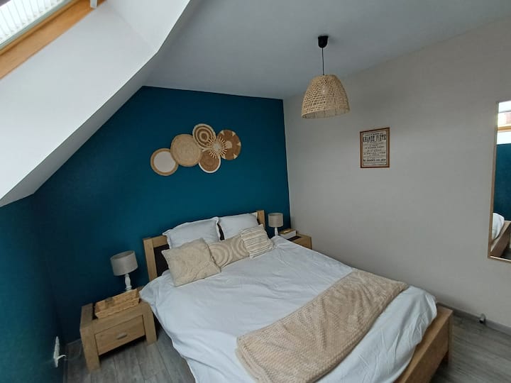 Chambre Cosy Calme Proximité De La Gare - Noyelles-Godault