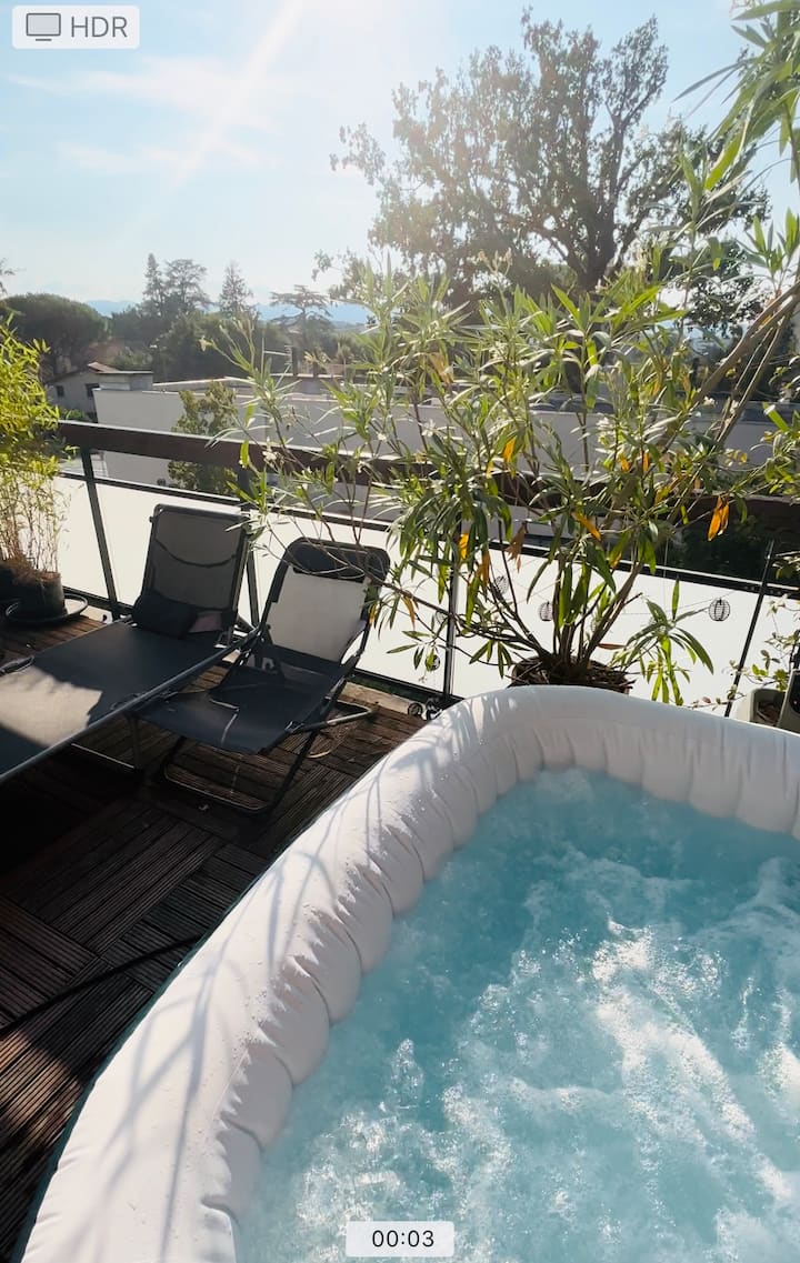 Superbe Appartement Cosy Avec Jacuzzi - Lyon
