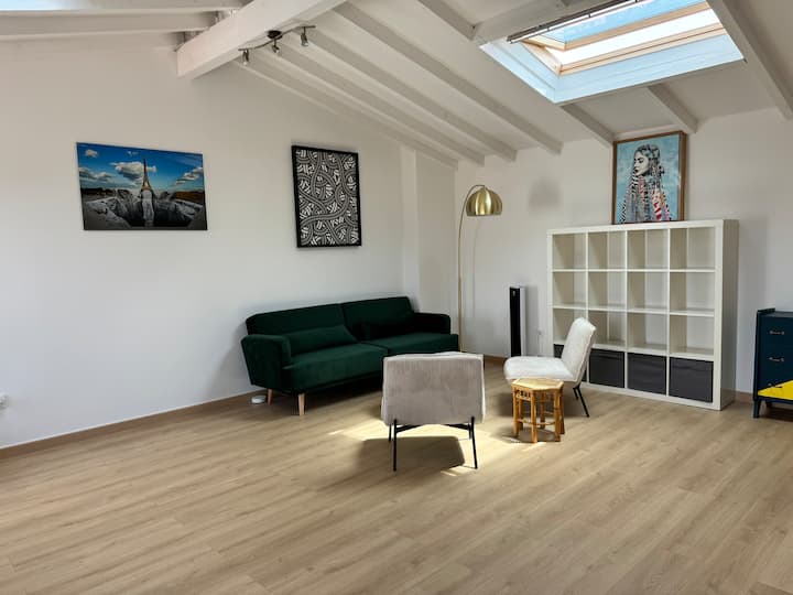 Loft Familial 120 M2 Lumineux & Rénové 3 Chambres - Marseille