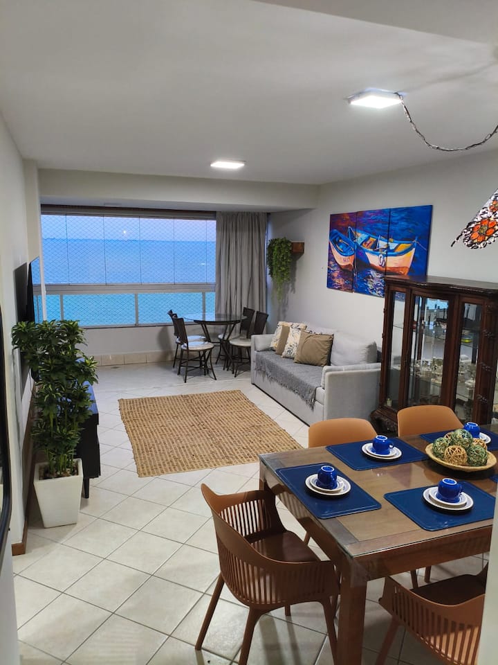 Frente Mar Em Itapuã: Vista Linda E Completo - Vila Velha