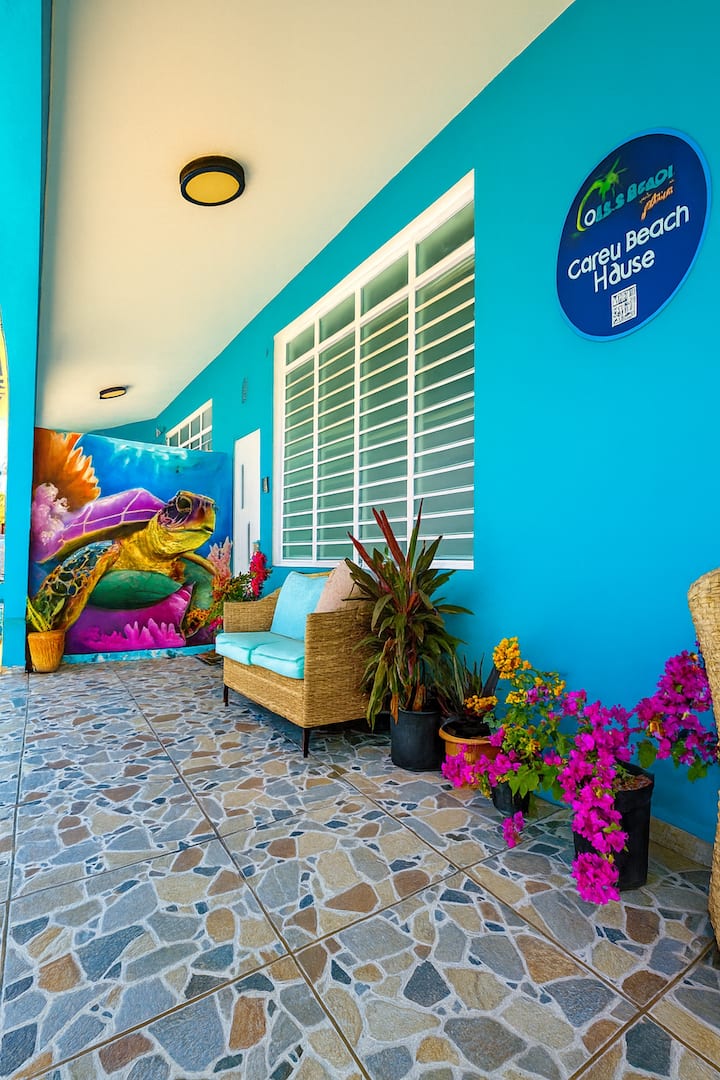 Carey Beach House- Ocean View Balcony+ Parking+w/d - Aguadilla