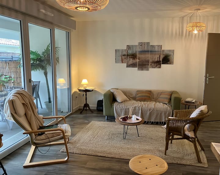 Appartement Cosy Avec Jardin Idéalement Situé - Andernos-les-Bains