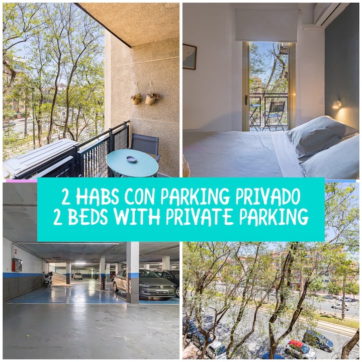 2 Beds/private Parking Included - El Palmar