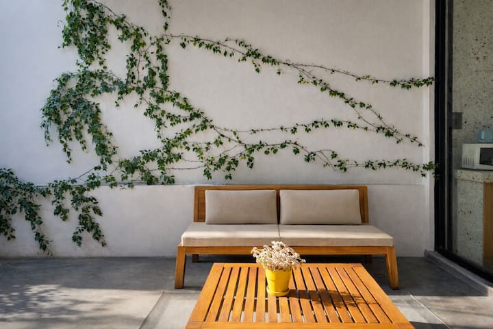 Kino: Loft Chic Avec Terrasse & Vue Sur Jardin - Aguascalientes