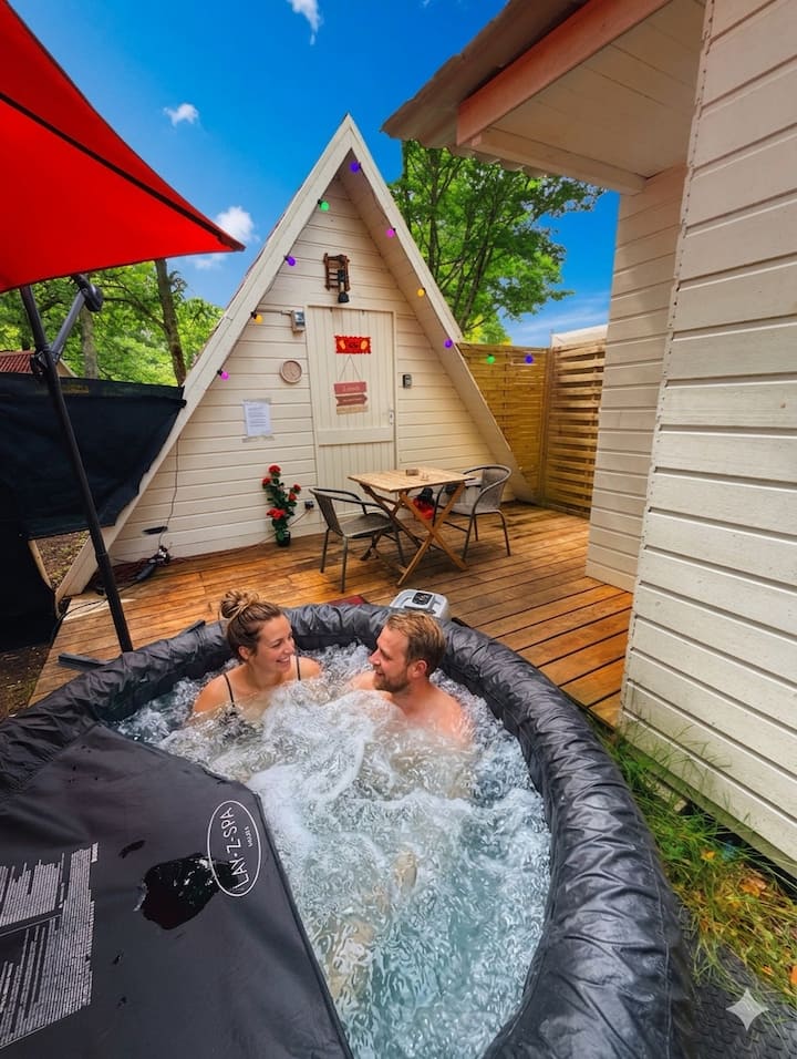 Lodge Insolite As · Spa · Glamping · Lac & Plage - Messanges