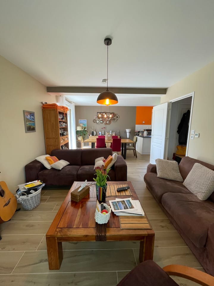 Maison Calme Au Centre Ville  à 4 Km De L’océan - Moëlan-sur-Mer