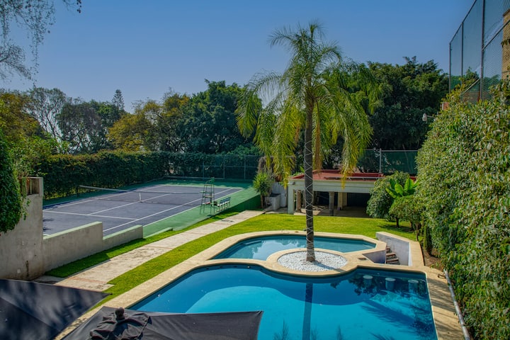 Refugio De Ensueño /Alberca/tenis/amplia Terraza - Cuernavaca