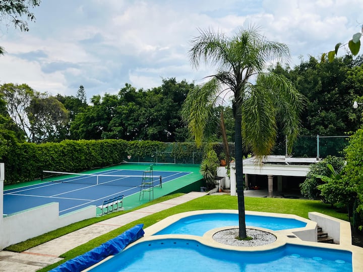 Refugio De Ensueño /Alberca/tenis/amplia Terraza - Cuernavaca