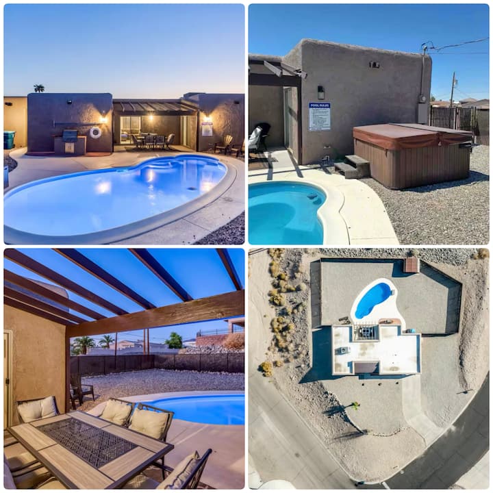 Bang For The Buck Pool/ Hot Tub Amazing Sunsets - Lake Havasu City, AZ