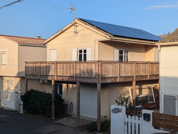 Chalet Gruissan Plage T4, 200m De La Mer Clim Wifi - Gruissan