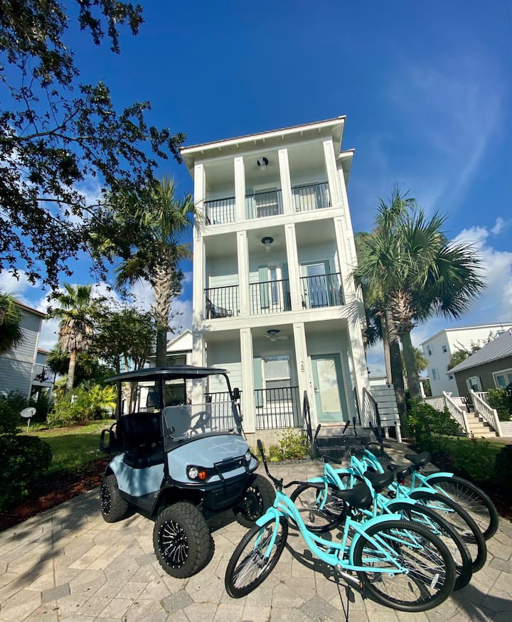 Blue Mountain Beach/30a Optional Golf Cart/bikes - Santa Rosa Beach, FL