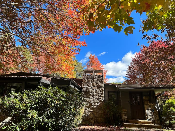 Mid-century Between Highlands & Cashiers, Sleeps 9 - Highlands, NC