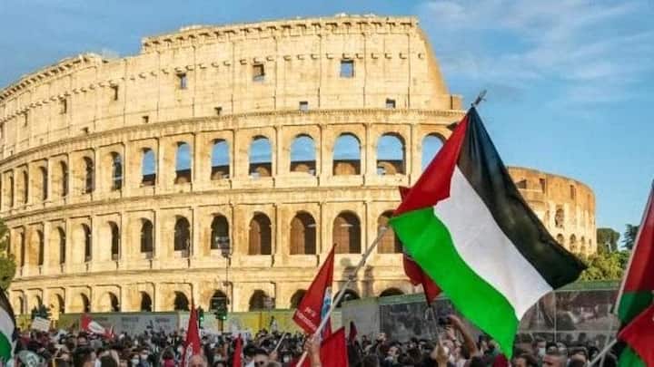 Boycott Airbnb. Free Palestine. - Rome