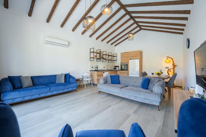 ÇAliş Plajina Yakin2+1korunakli,özel Havuzlu Vi̇lla - Fethiye