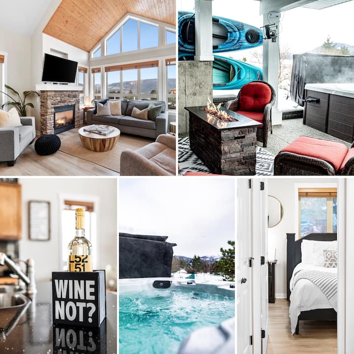 Cozy Hideaway | Hot Tub | Lake & Mtn Views - British Columbia