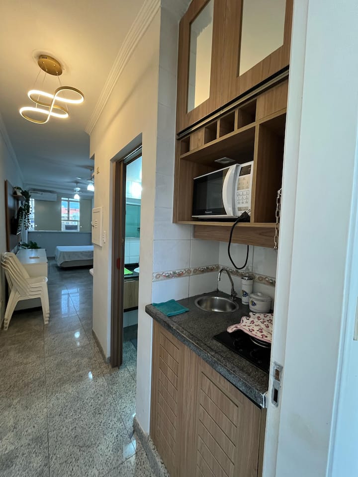 Flat Novo A 1 Min Da Praia • Pitangueiras - Guarujá