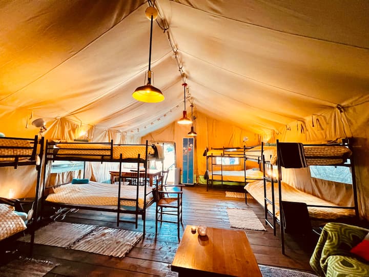 Dorm Bed In A Spacious Tent With View - Groningen