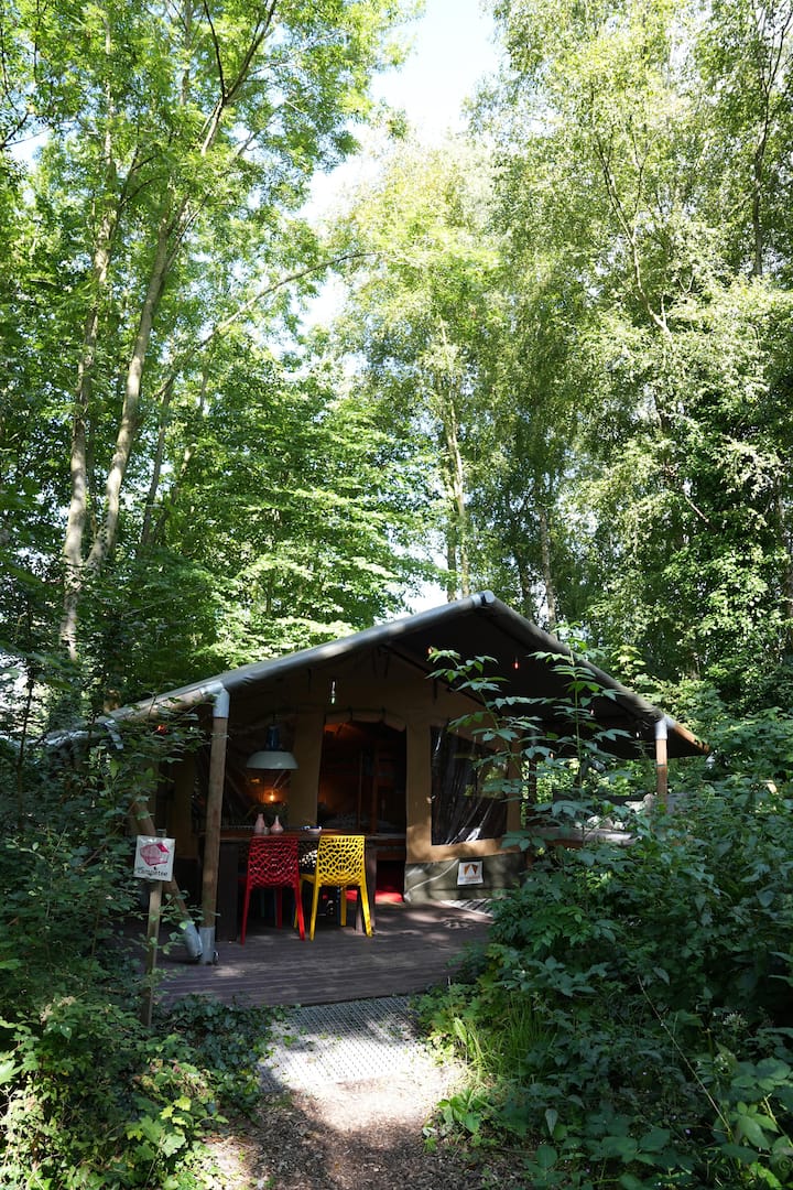 Adventurous Safari Tent In Forest (Lampetee) - Groningen