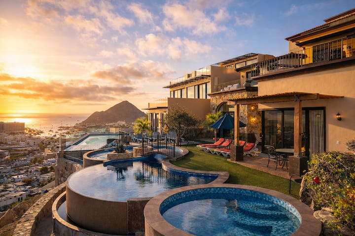 Villa Corazon De Fatima 4br + Panoramic-views - Cabo San Lucas
