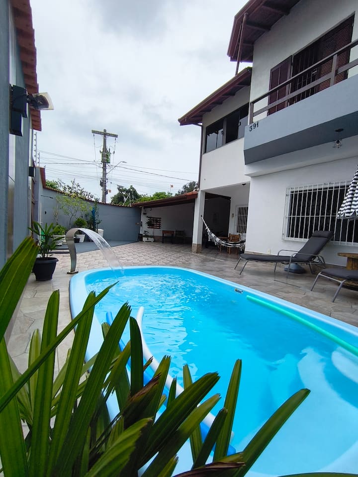 Casa Em Bertioga 250 M Da Praia 4dorm.(11 Pessoas) - Bertioga