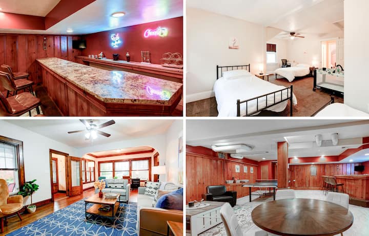 5br Near Uh/clinic - Full Bar + Game Room - Cleveland Heights, OH
