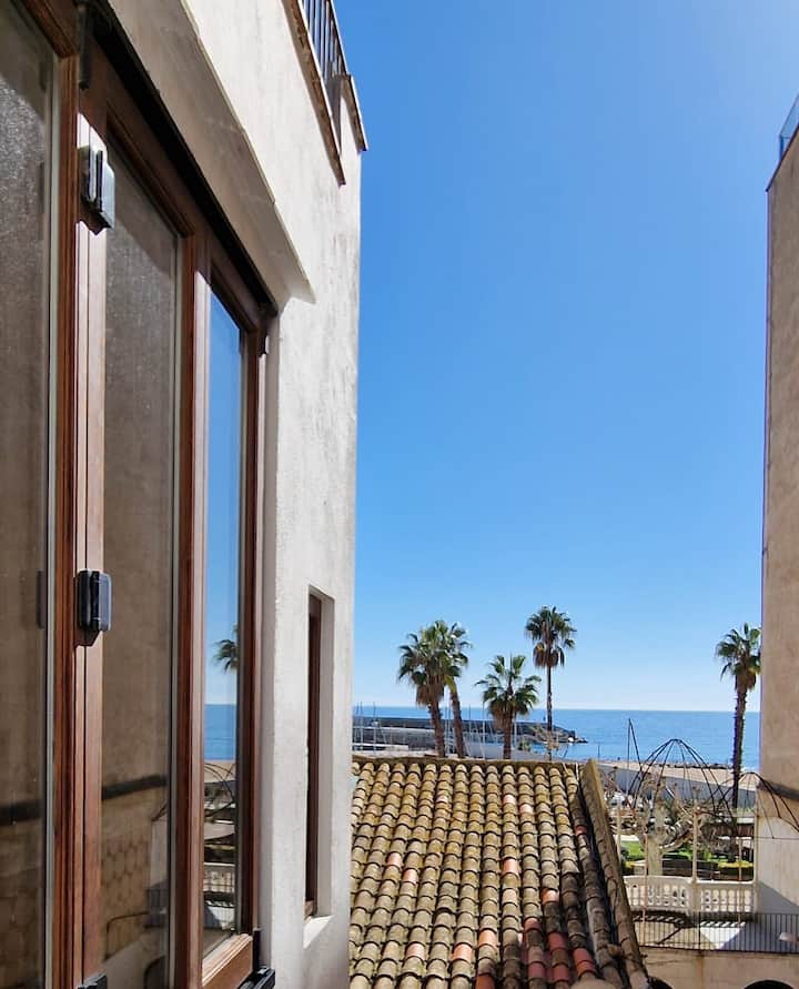 Rustic Seaview Beach Apartment - Blanes - Blanes